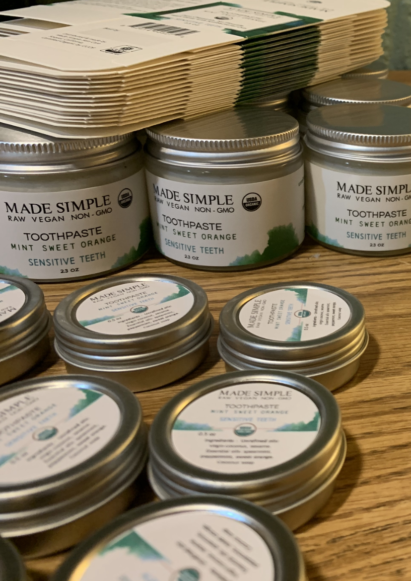 Mint Sweet Orange Toothpaste - Made Simple Skin Care