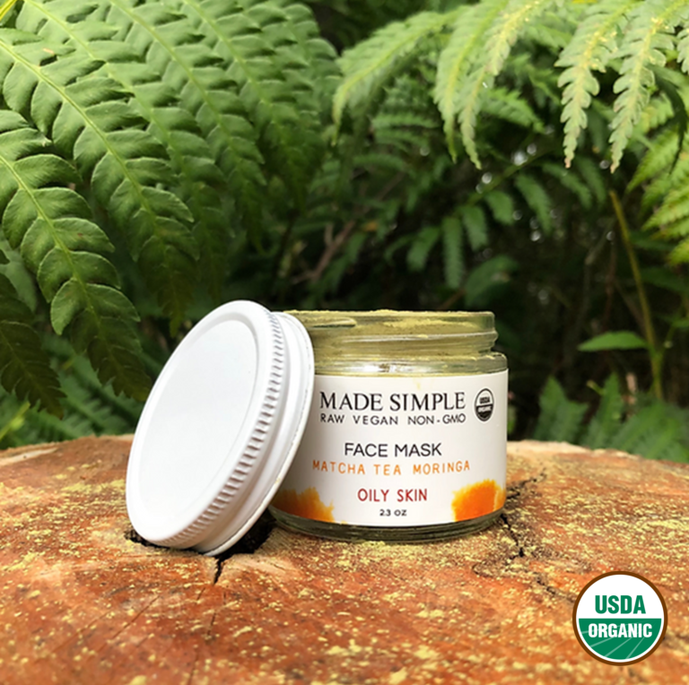 Matcha Tea Moringa Face Mask(Oily Skin) - Made Simple Skin Care