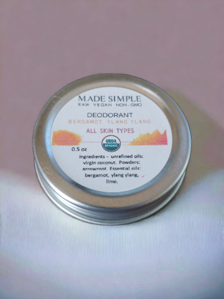 Certified Organic Vegan Deodorant sample pack