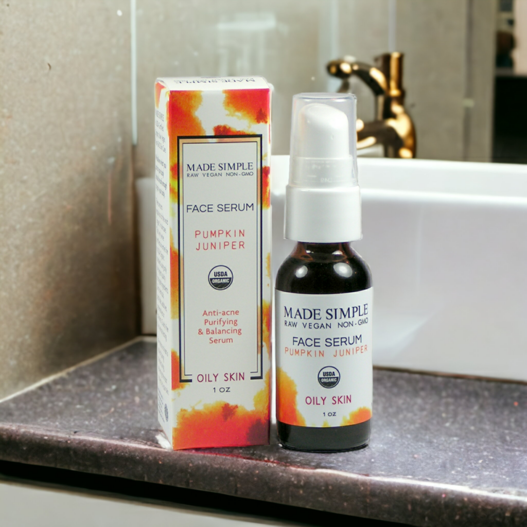Certified Organic Vegan Serum for Oily Skin