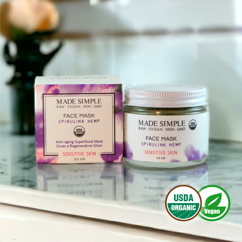 Spirulina HempFace MaskSensitive Skin - Made Simple Skin Care