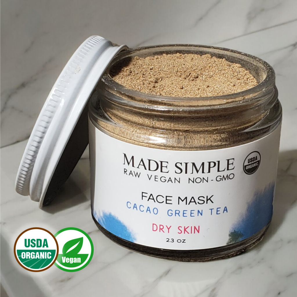 Certified Organic Vegan Mask for Dry Skin