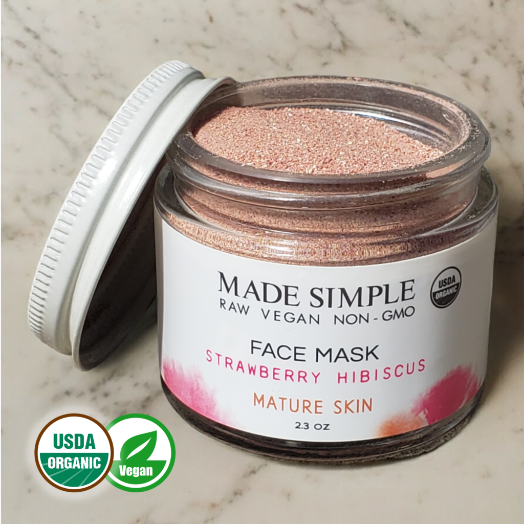 Certified Organic Vegan Mask for Mature Skin